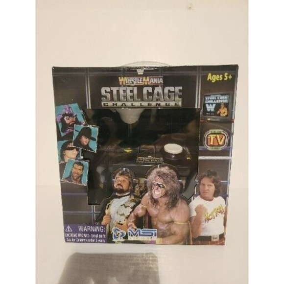 Wwf | Other | Wwf Wrestlemania Steel Cage Challenge Plug And Play Game ...